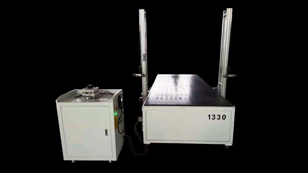 CNC foam hot wire machine - YouTube