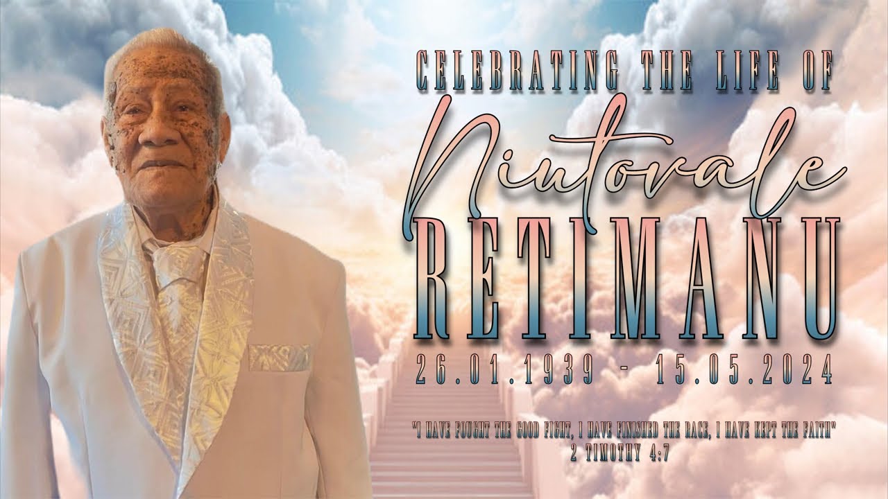 Burial Service for the Beloved Niutovale Retimanu - YouTube