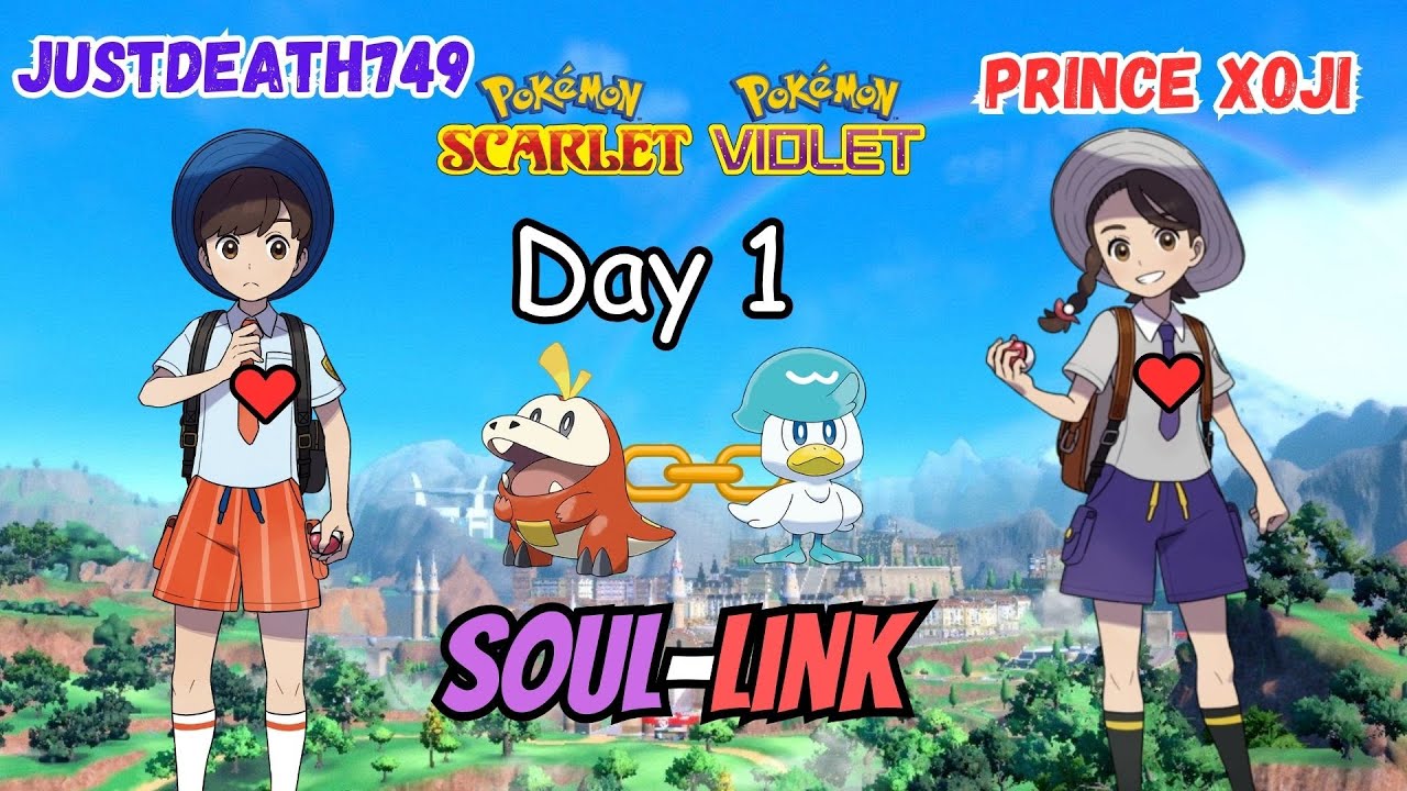 Pokemon Scarlet and Violet Soul Link with JustDeath749! | Part 1 ...