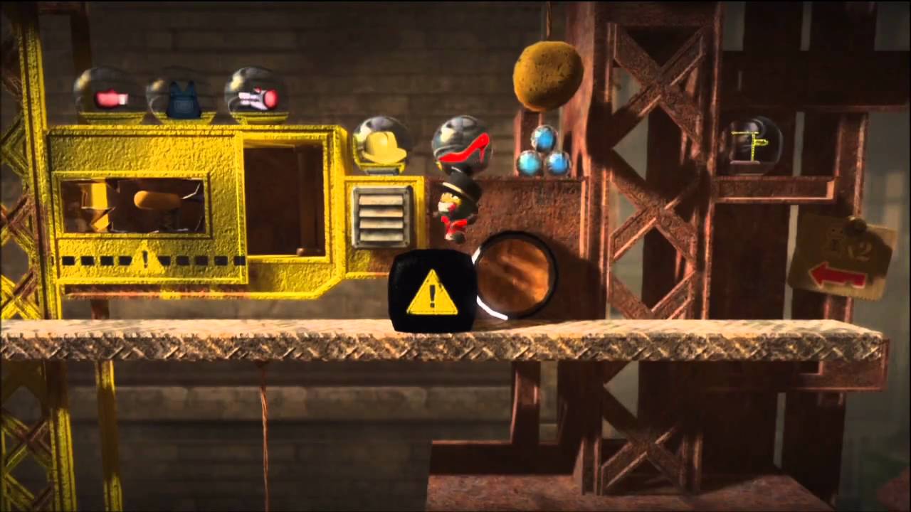 LittleBIGPlanet (720p HD) Walkthrough Part 58 - The Construction Site ...