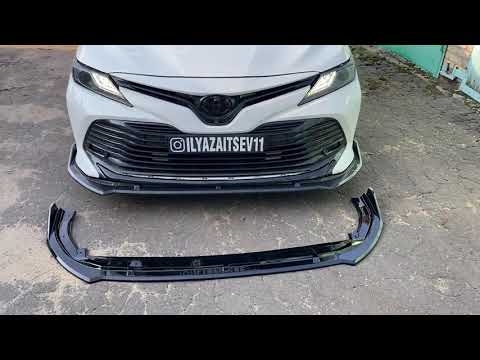 Сплиттер для TOYOTA CAMRY , тойота камри - YouTube