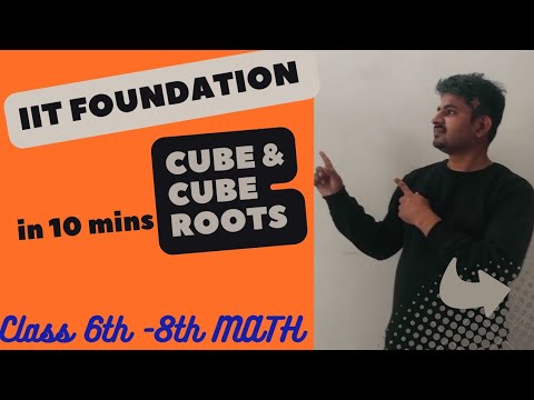 CUBE & CUBE ROOTS FOR IIT FOUNDATION|| CLASS 6th PEARSON MATHS ...