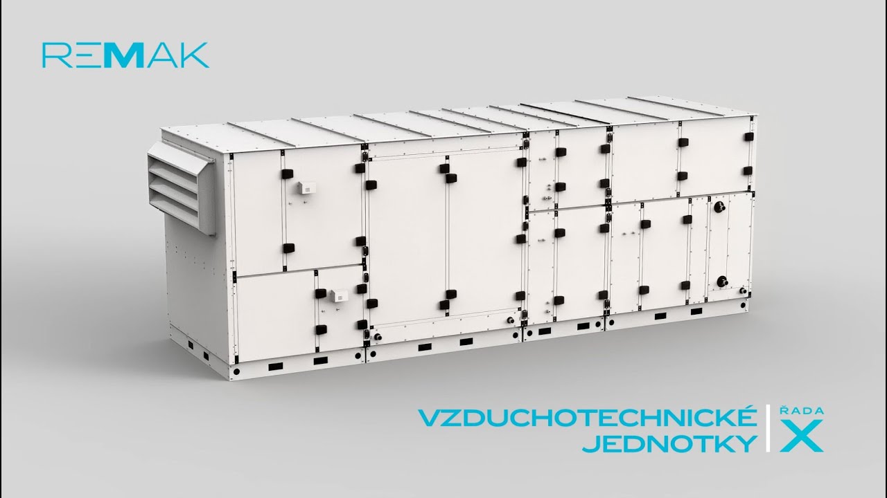 Sestavné vzduchotechnické jednotky Remak řady X - YouTube
