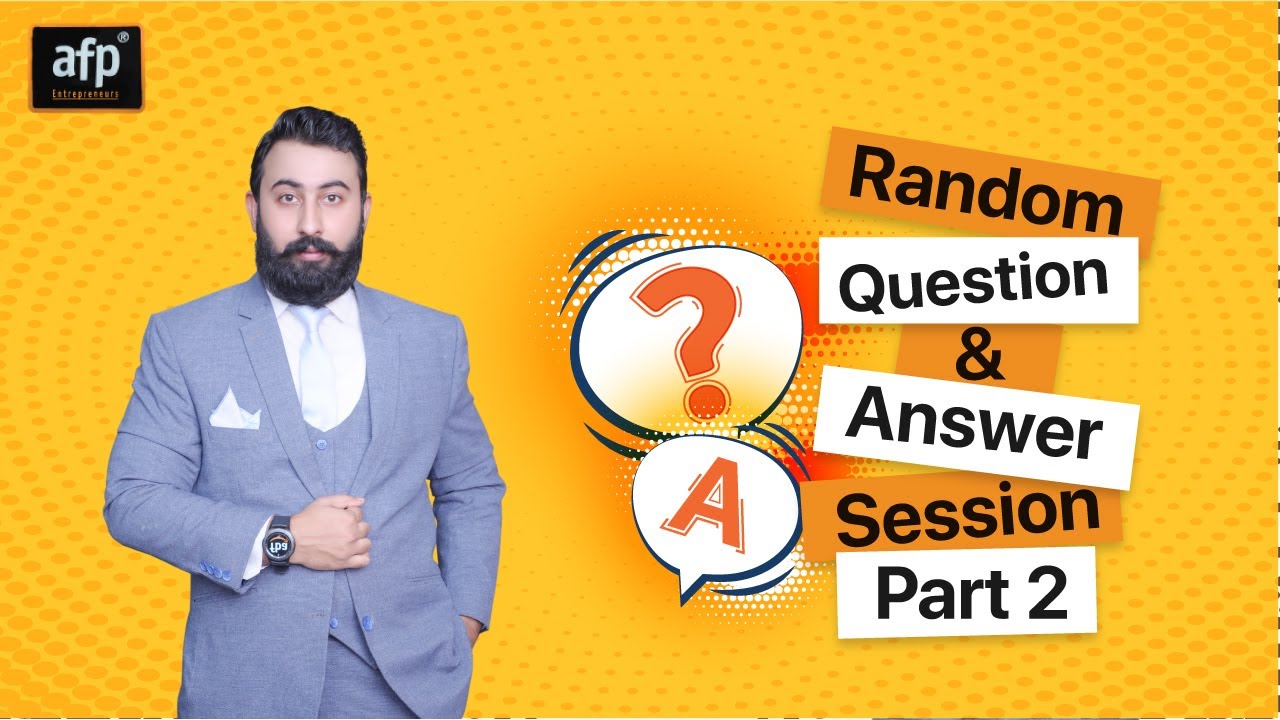 Random Question & Answer Session - Part 2 - YouTube