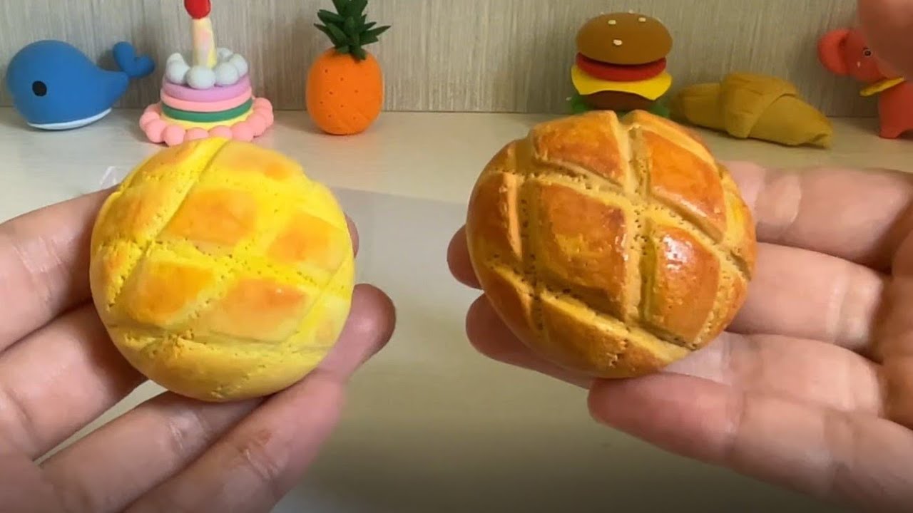 【Easy Clay DIY】How to make a Pineapple bun with clay - YouTube