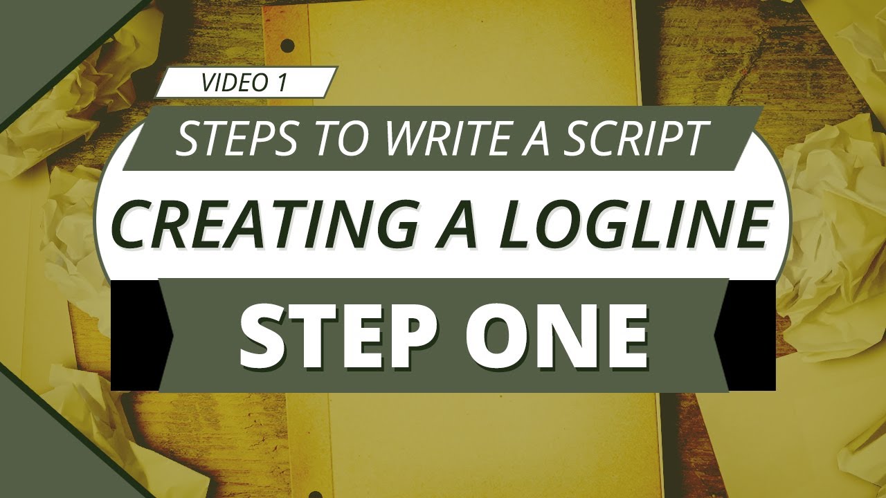 How to Write a Logline: The Foundation of Your Story & Pitch - YouTube