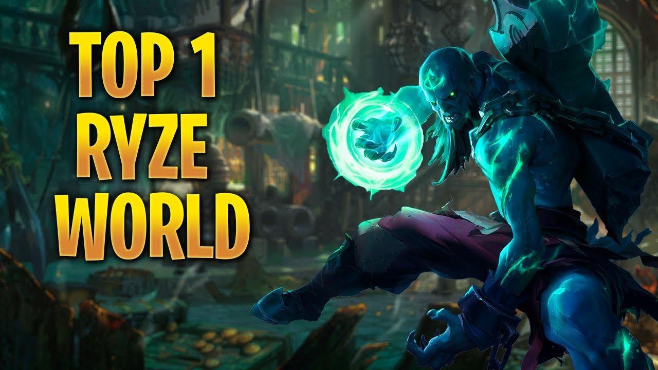 TOP 1 RYZE WORLD - O NOVO RYZE ESTÁ ABSURDO DE FORTE!!! - YouTube