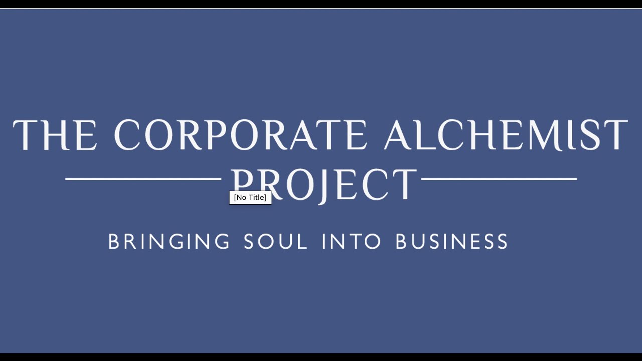 CORPORATE ALCHEMIST PROJECT 'TRANSFORM' WEBINAR - YouTube