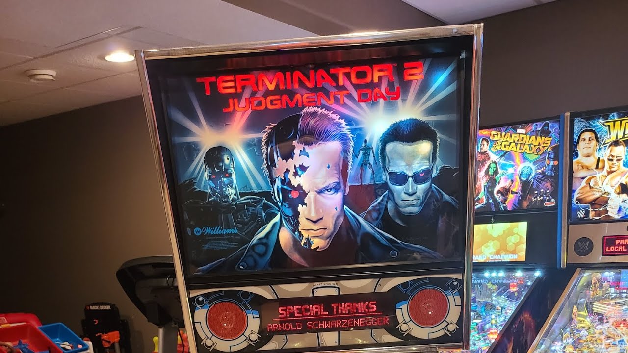 t2 terminator 2 pinball machine - YouTube