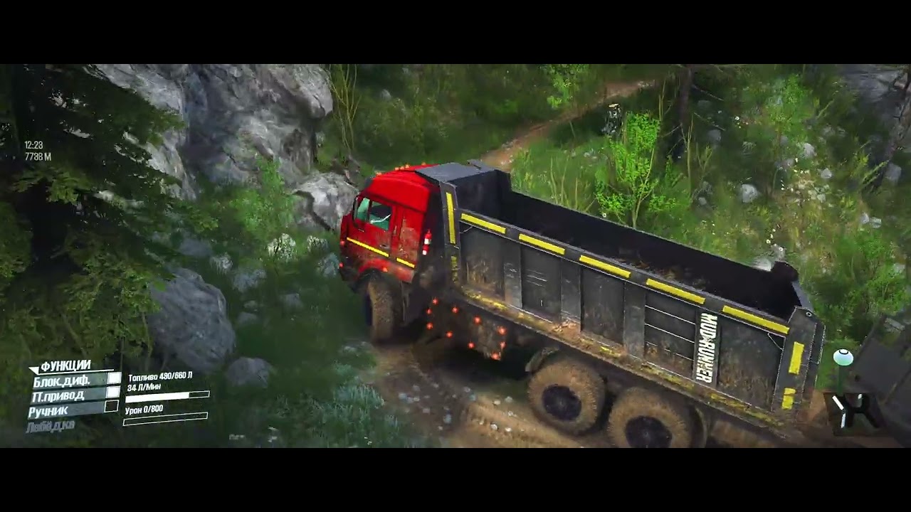 MudRunner карта ""Лесная сказка 2" №4 автор: morpheus - YouTube