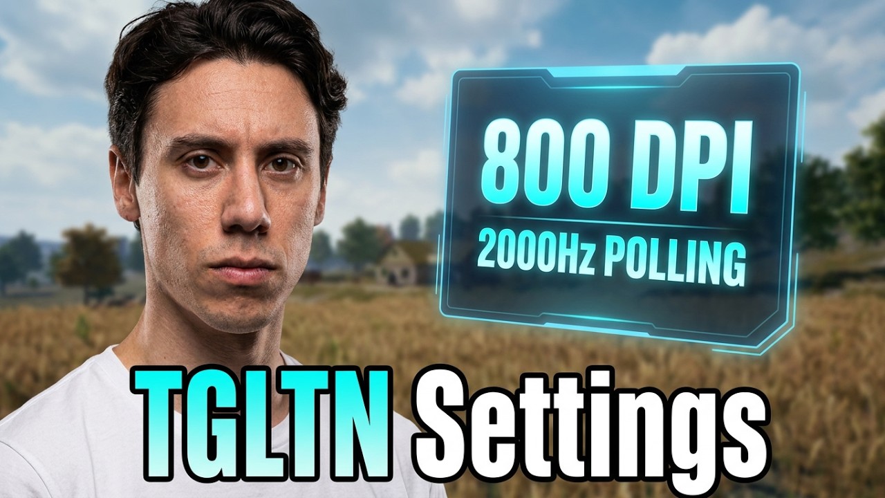 TGLTN Pubg Settings 2026 Revealed: Sensitivity, DPI & Godlike Aim - YouTube
