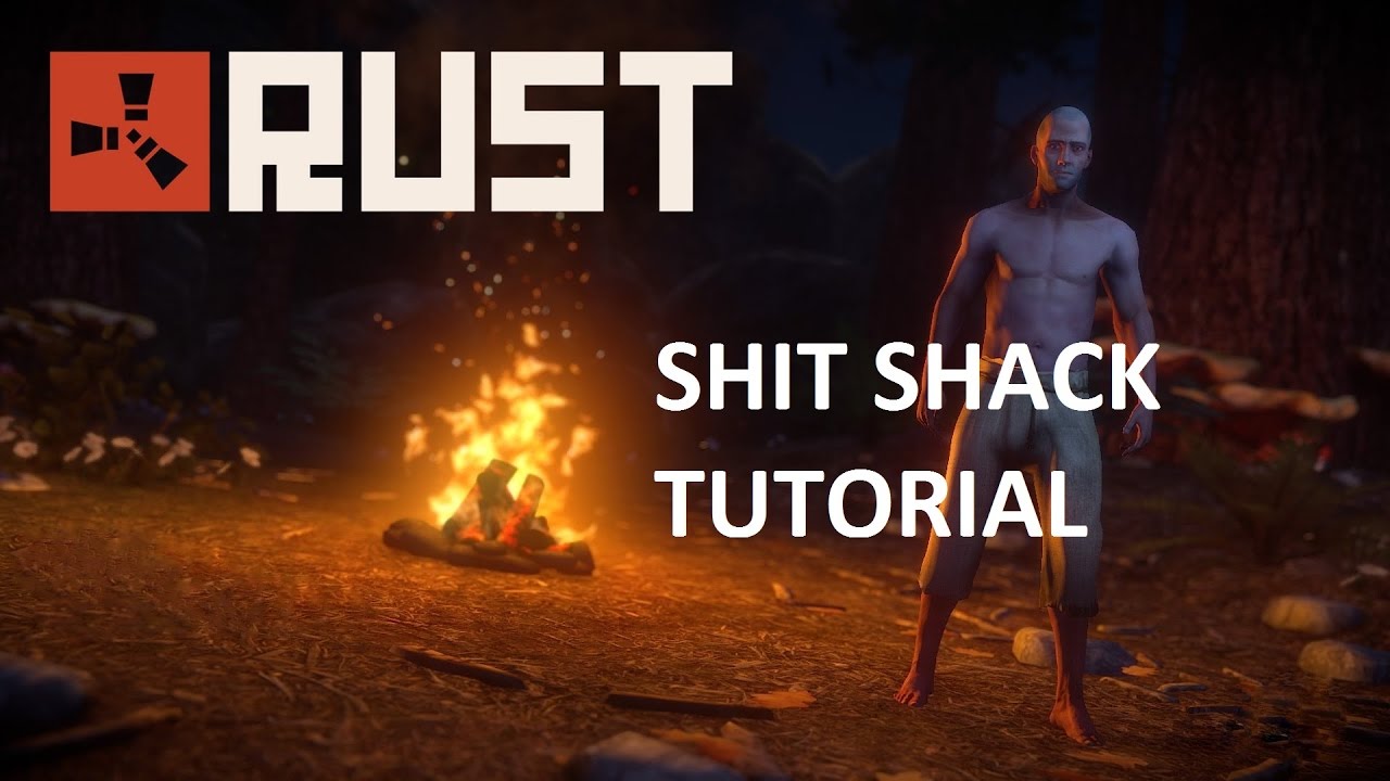 RUST TUTORIAL - BEST STARTER BASE DESIGN (SH*T SHACK) - YouTube