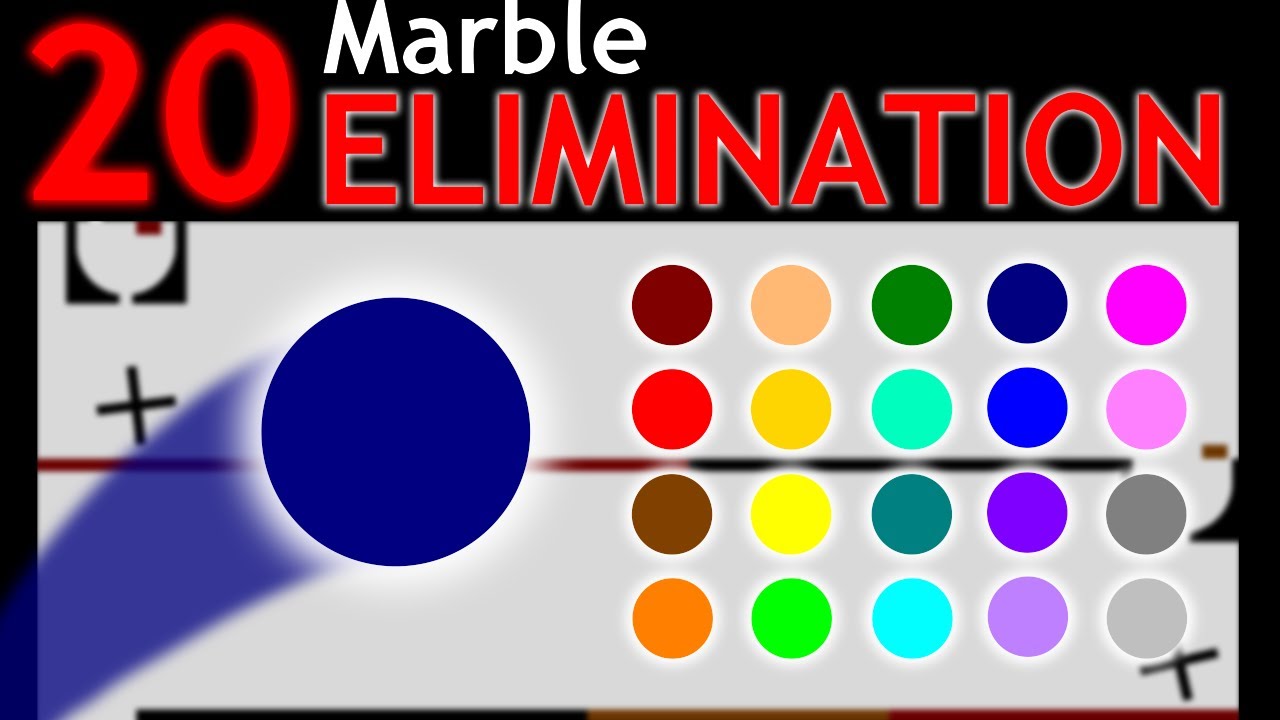 Super Marble Race | 20 Marble Elimination Race | 101 - YouTube