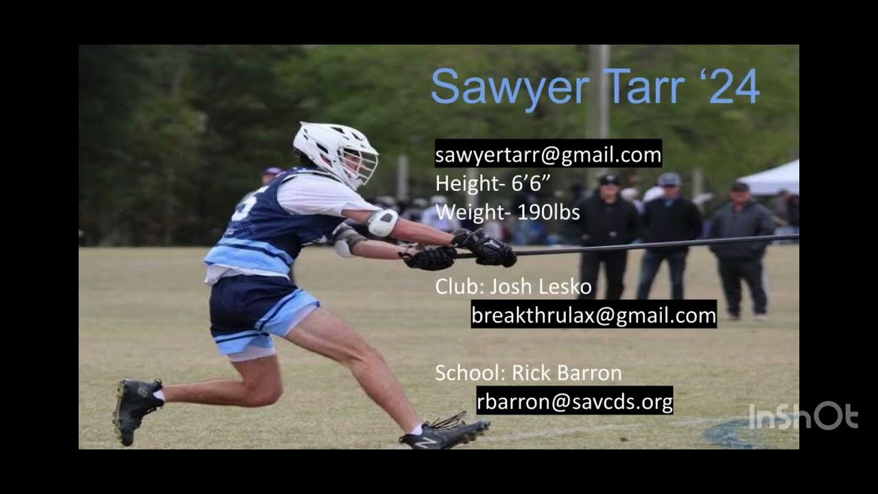 Sawyer Tarr '24- Spring 2023 Season and Home Opener Highlights - YouTube