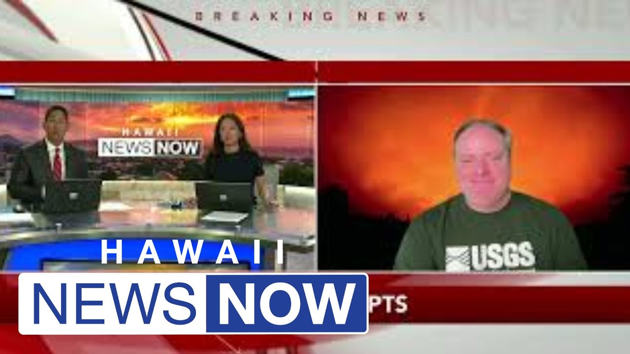USGS HVO official shares latest on Kilauea eruption - YouTube