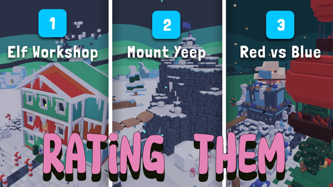 Rating the new bam maps in yeeps - YouTube