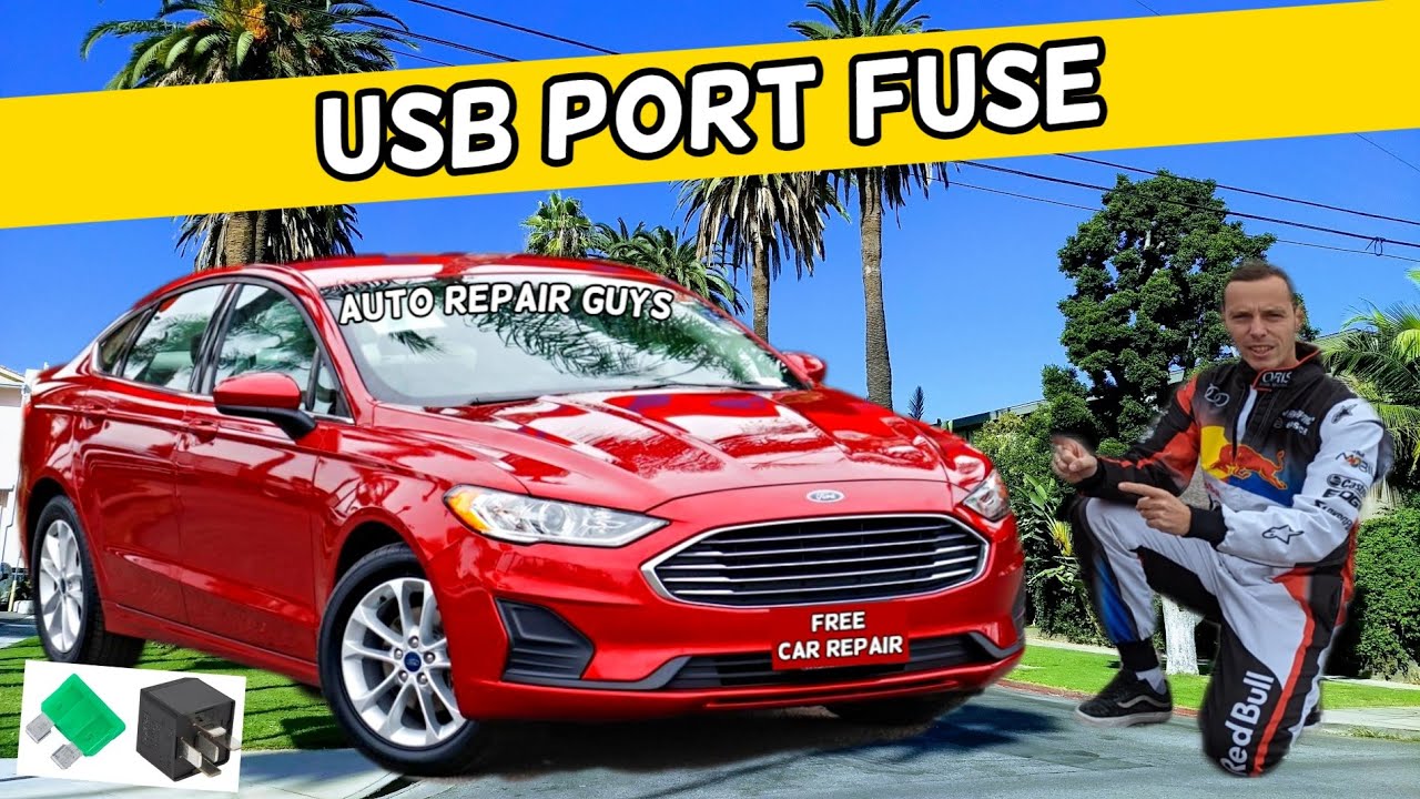 FORD FUSION USB PORT FUSE 2013 2014 2015 2016 2017 2018 2019 2020 - YouTube
