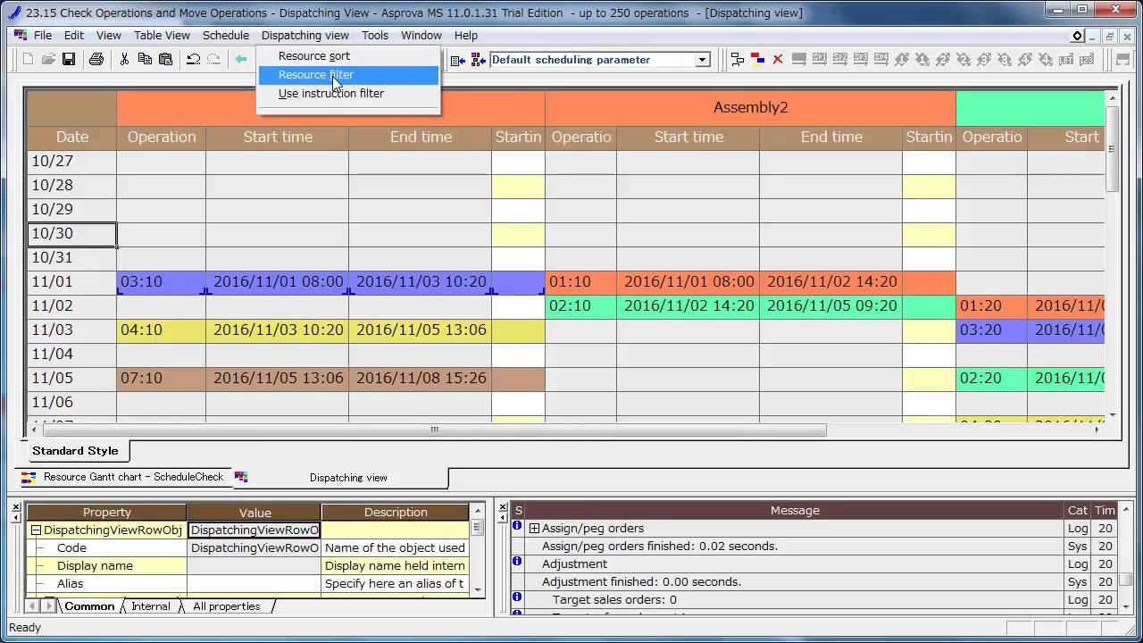 23.15 Check Operations and Move Operations - Dispatching View - YouTube