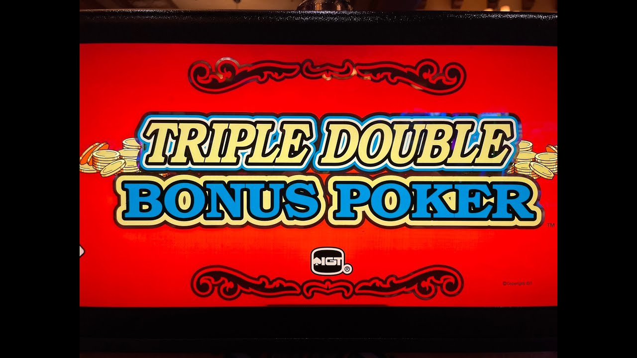 Video Poker: Triple Double Bonus Poker Progressive Play Session - YouTube