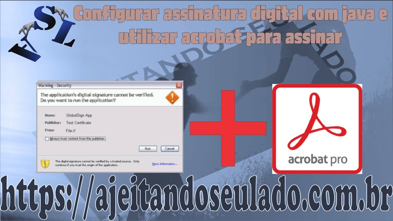 Configurando assinatura digital | Configurar java para assinatura ...