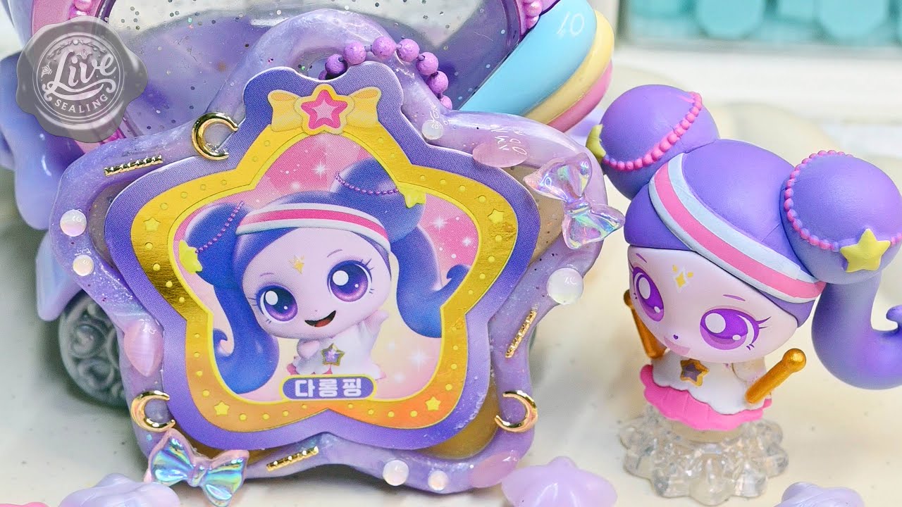 [티니핑] 다롱핑🥁 (Bellaping) 실링왁스 키링💫 #4k #슈팅스타티니핑 #리브실링 #LiveSealing # ...