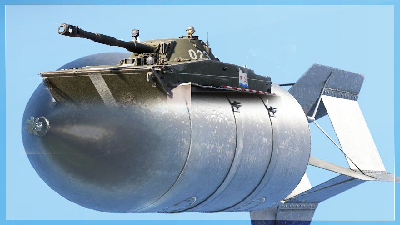 GIANT 5000KG TATICAL BOMBING MISSIONS | PT-76 & PE-8 Combo - YouTube