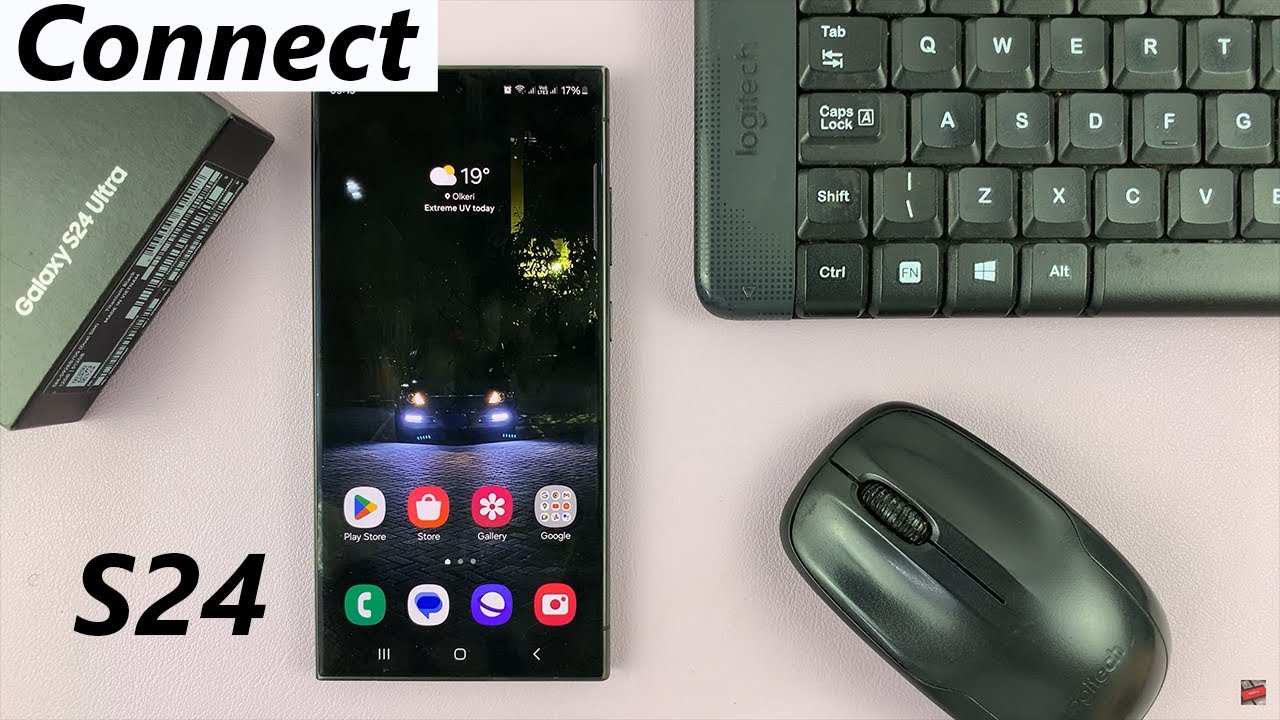 How To Connect Wireless Keyboard & Mouse To Samsung Galaxy S24 / S24 ...