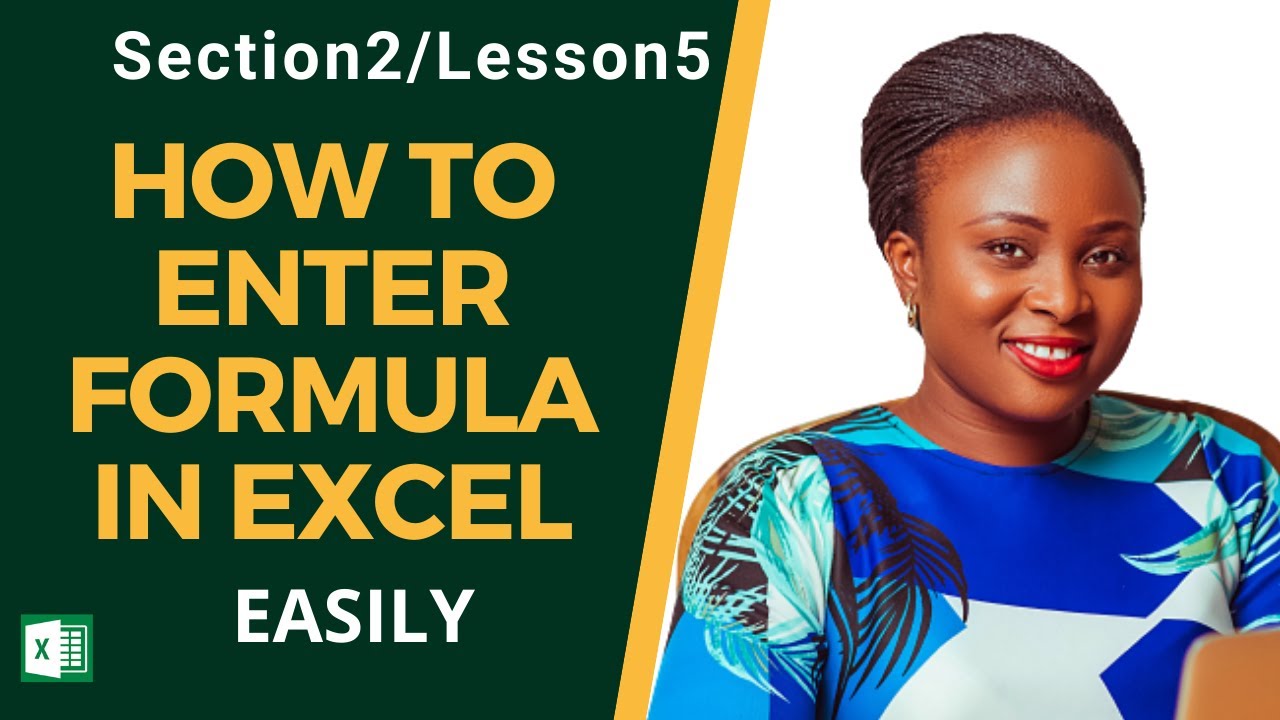 👉HOW TO ENTER FORMULA IN EXCEL EASILY - YouTube