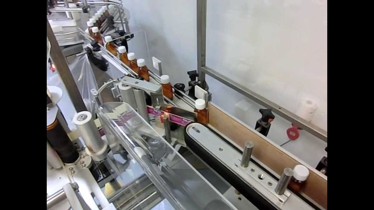 Labelling system for pharmaceutical bottles - YouTube