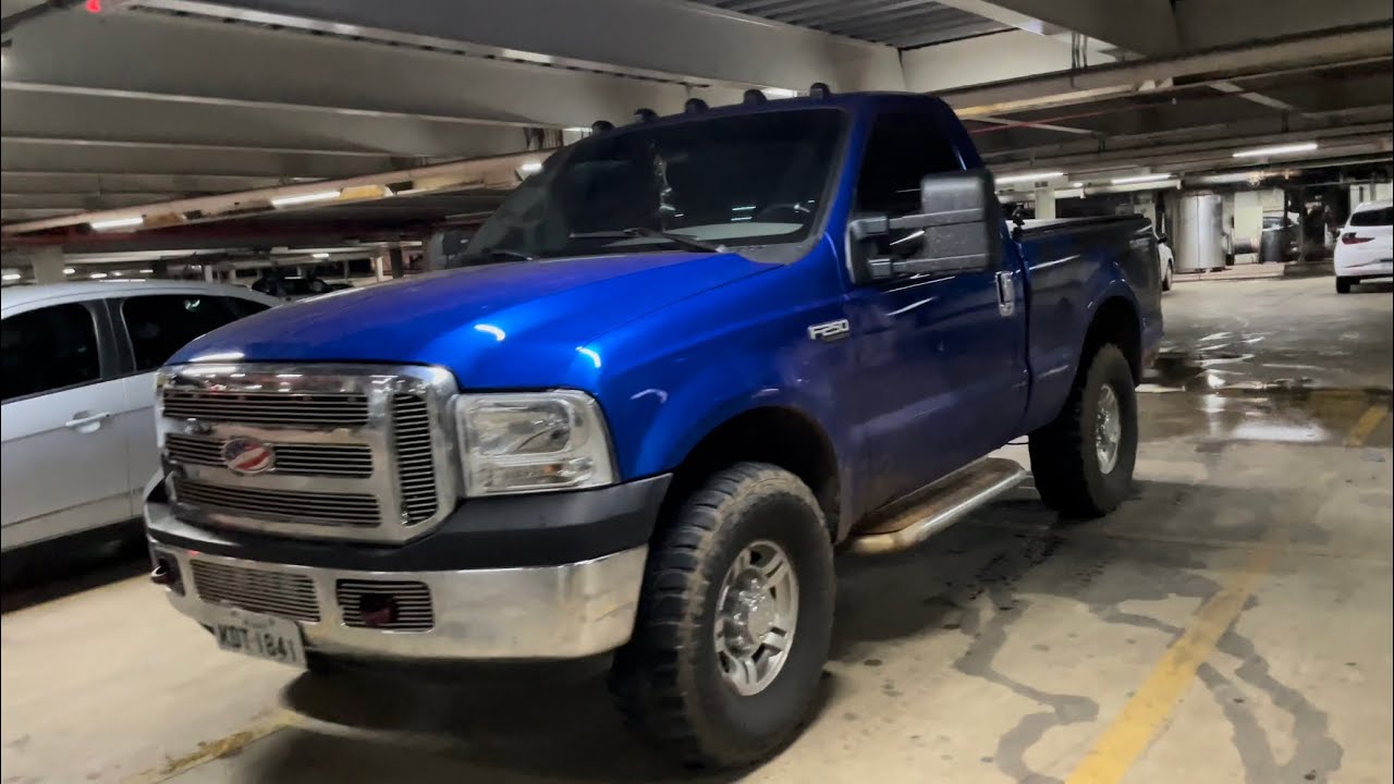 F-250 AZUL ESTILOSA DE MAIS!!! - YouTube
