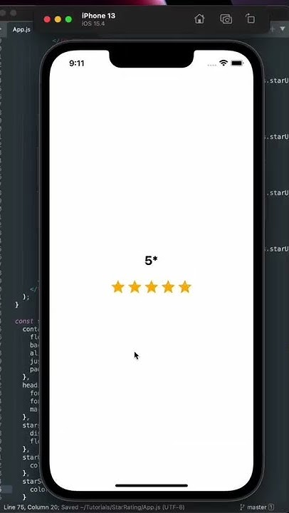 How to build a star rating component with React Native ⭐️⭐️⭐️⭐️⭐️ - YouTube