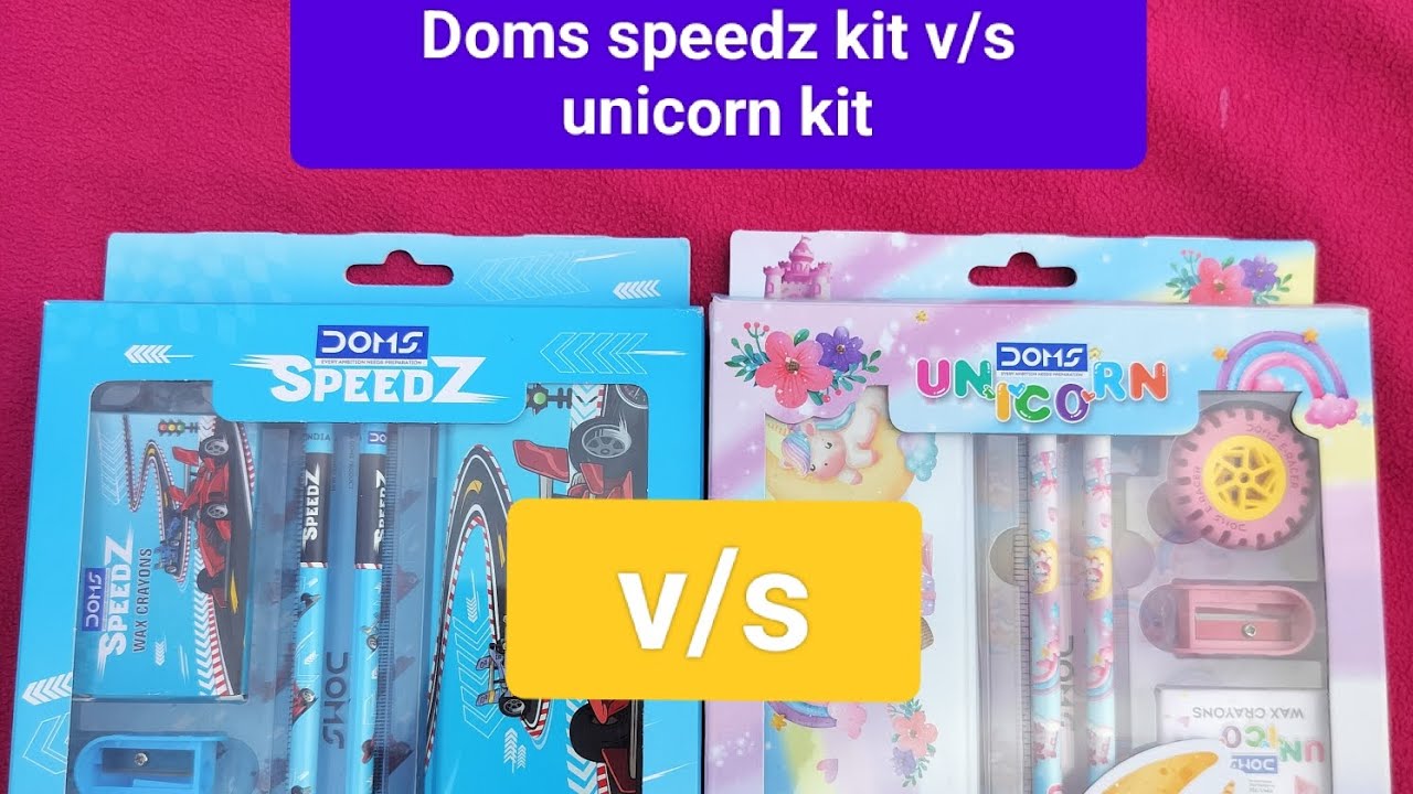 DOMS stationery kit#doms speedz kit #doms unicorn kit ##doms - YouTube