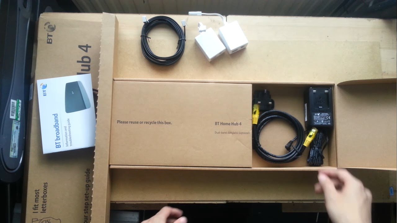 BT Home Hub 4 Unboxing / Unpackaging - BT Unlimited Broadband (ADSL ...