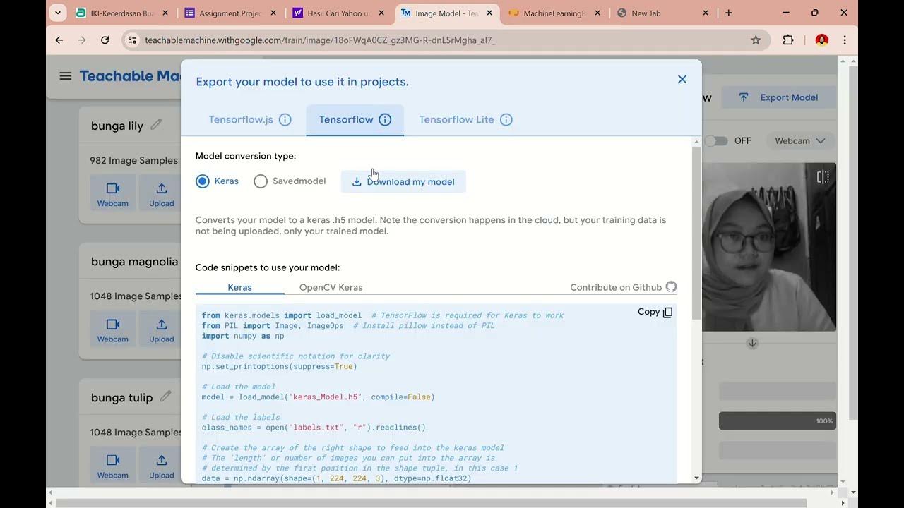 Klasifikasi Bunga Menggunakan Teachable Machine dan Bahasa Python ...