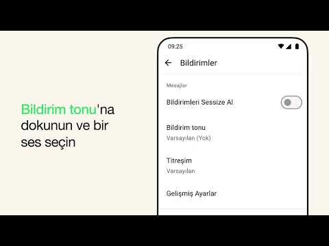 Bireysel sohbetler veya grup sohbetleri için sohbet seslerini ayarlama | WhatsApp