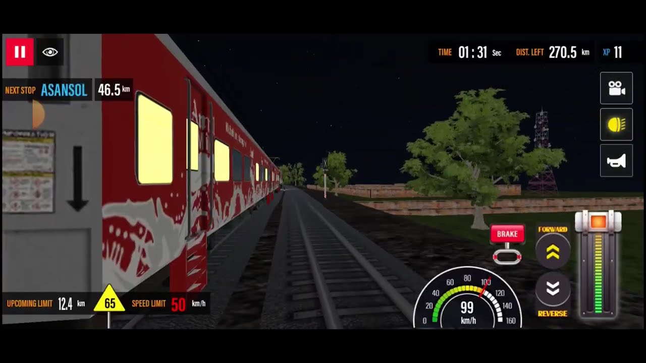 passenger train game - YouTube