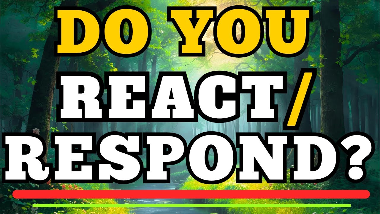 Learn to Control Your Reactions |Finding Calm in a Reactive World ...