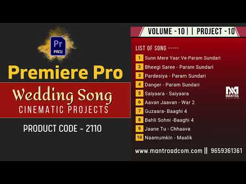 Premiere Pro Cinematic Wedding Song Project | Quick Download | 2025 #weddingproject