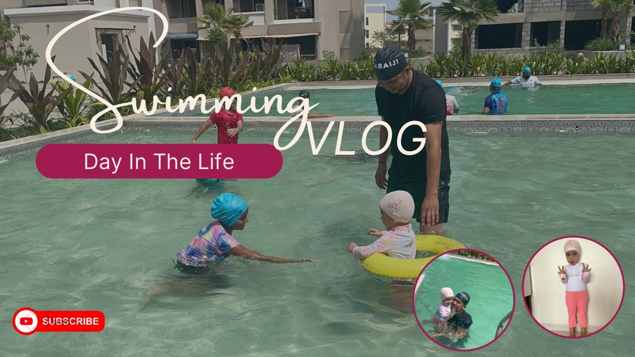 Day In The Life | Swimming Time🏊‍♀️ | 1st Time Experience - YouTube