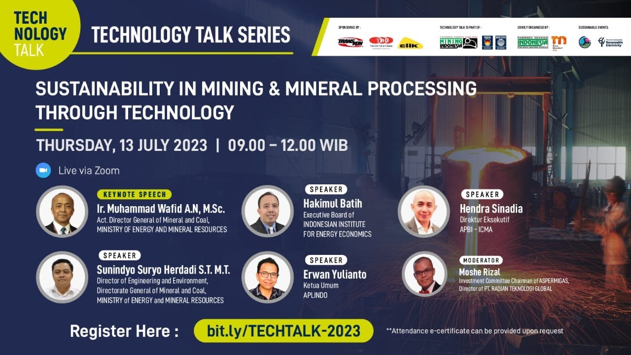 Technology Talk - "Sustainability in Mining & Mineral Technology ...