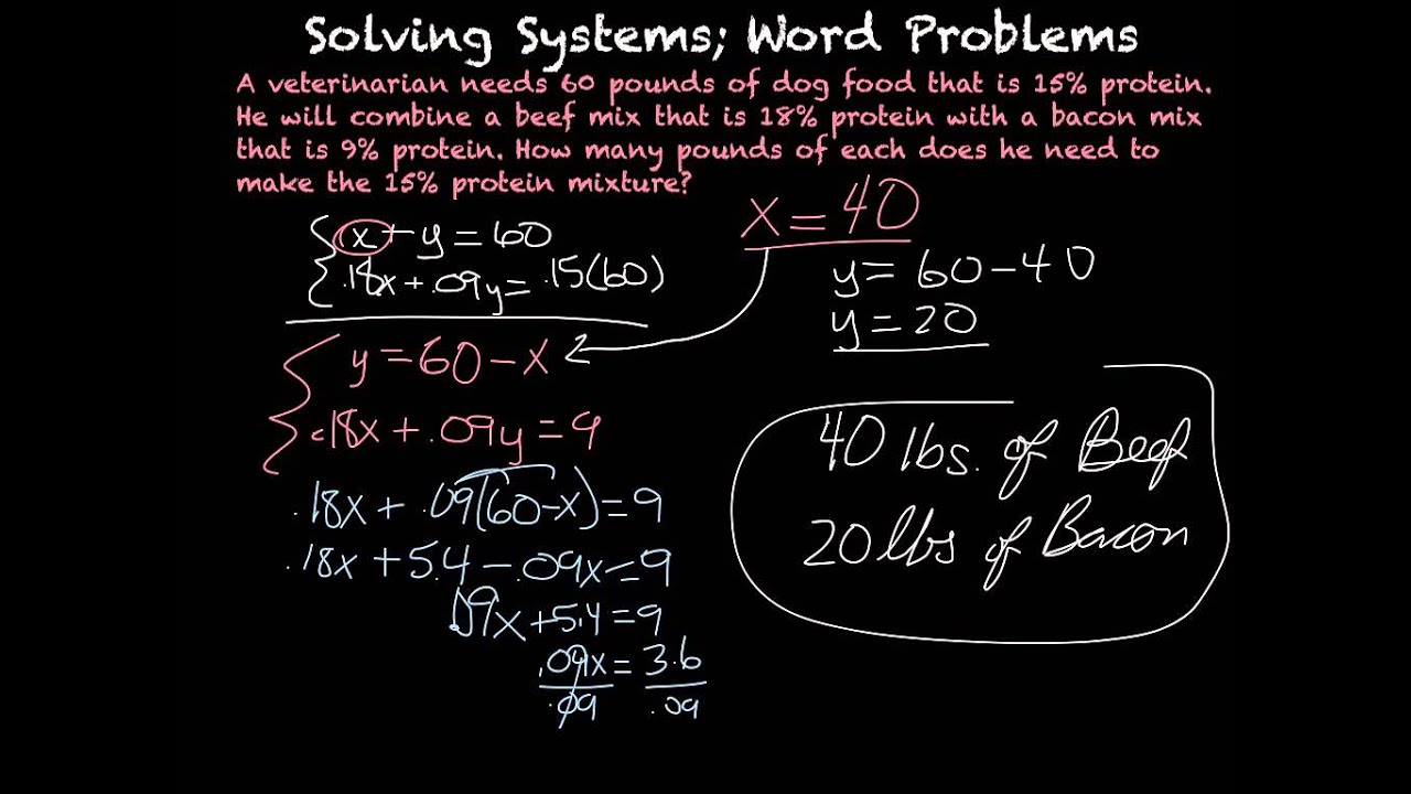 Solving Systems Word Problems YouTube solving-systems-word-problems-youtube