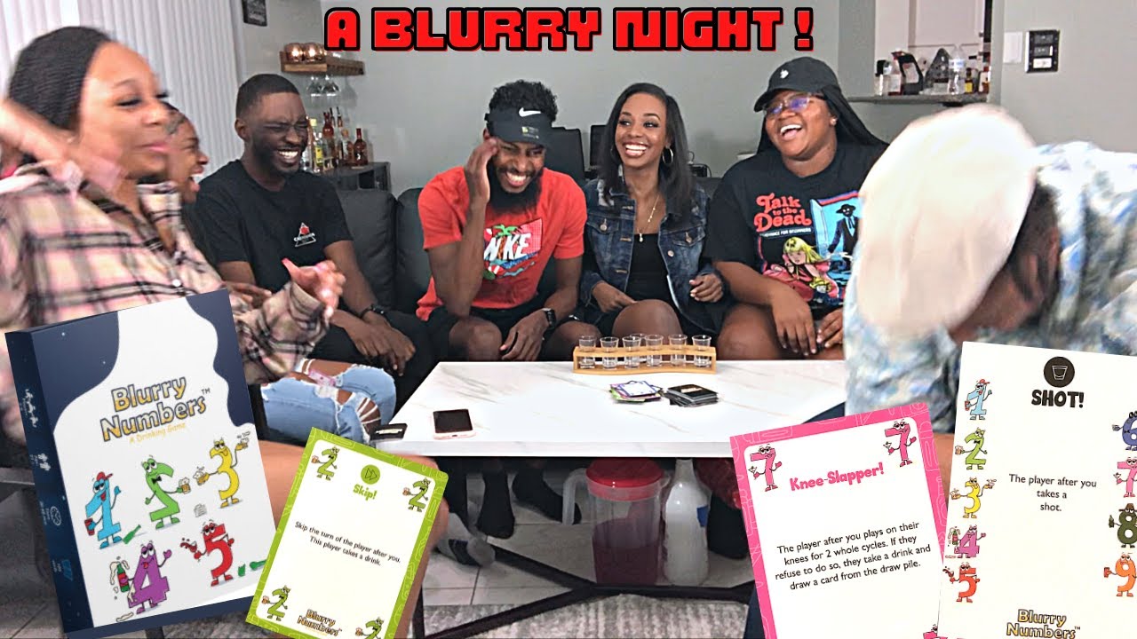 NEW DRINKING GAME︱Blurry Numbers: A BLURRY NIGHT AWAITS ! - YouTube