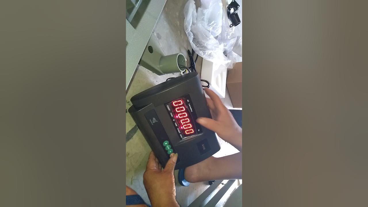 cara kalibrasi timbangan a12e 150kg - YouTube