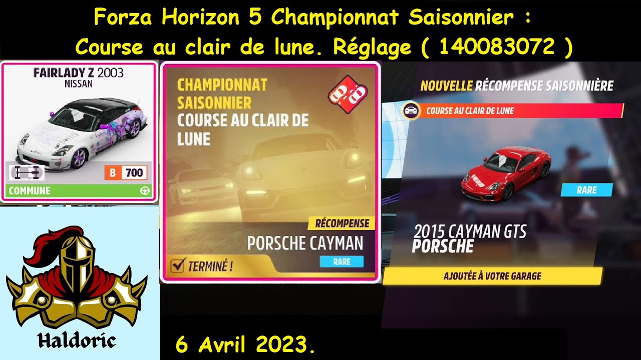 Forza Horizon 5 (FH5) Championnat Saisonnier : Course au clair de lune ...