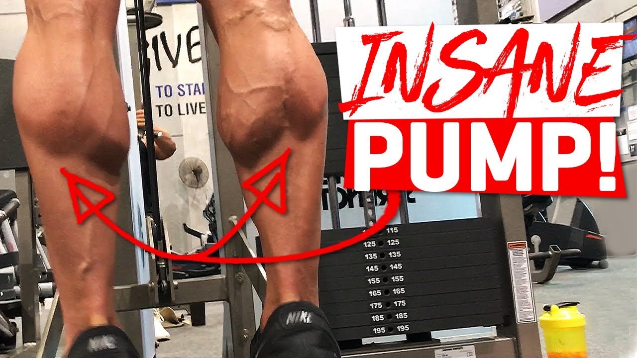 10 x 10 Calf Super-set! (CRAZIEST PUMP EVER!!) - YouTube