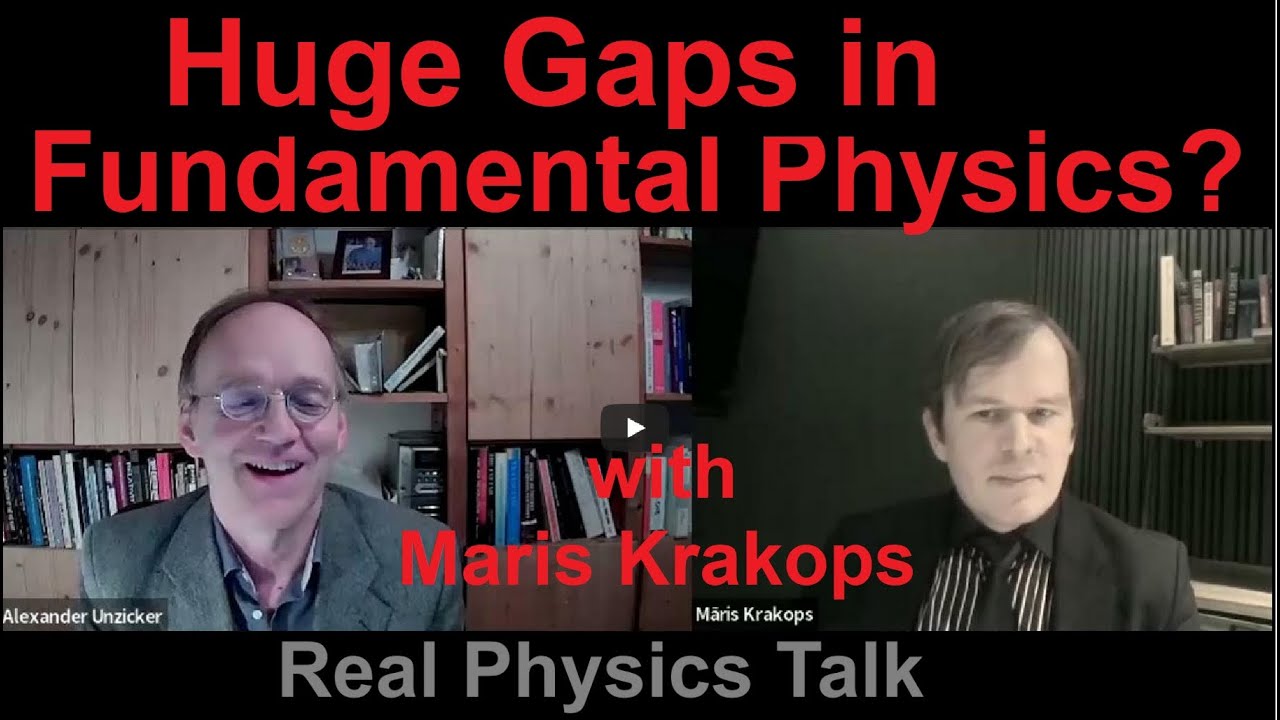 Real Physics Talk: Maris Krakops and the Search for Fundamental Laws. - YouTube