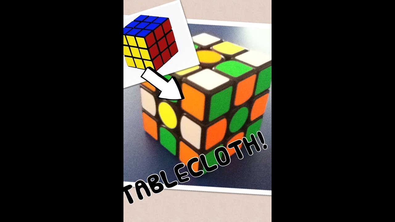 Tablecloth Pattern on a Rubik's Cube! - YouTube