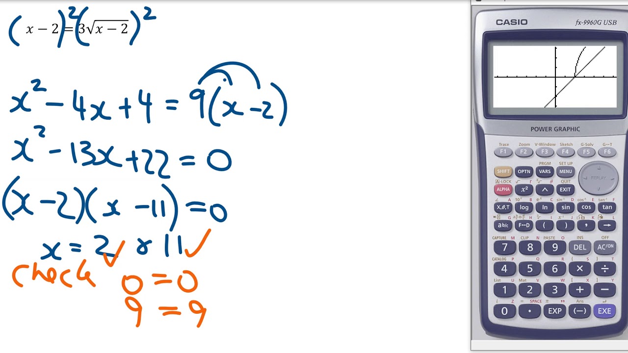 Irrational Equations - YouTube