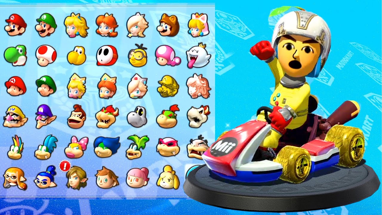 Mario Kart 8 Deluxe - Miis Amlibo | Shell Cup & Mushroom Cup |The Top ...