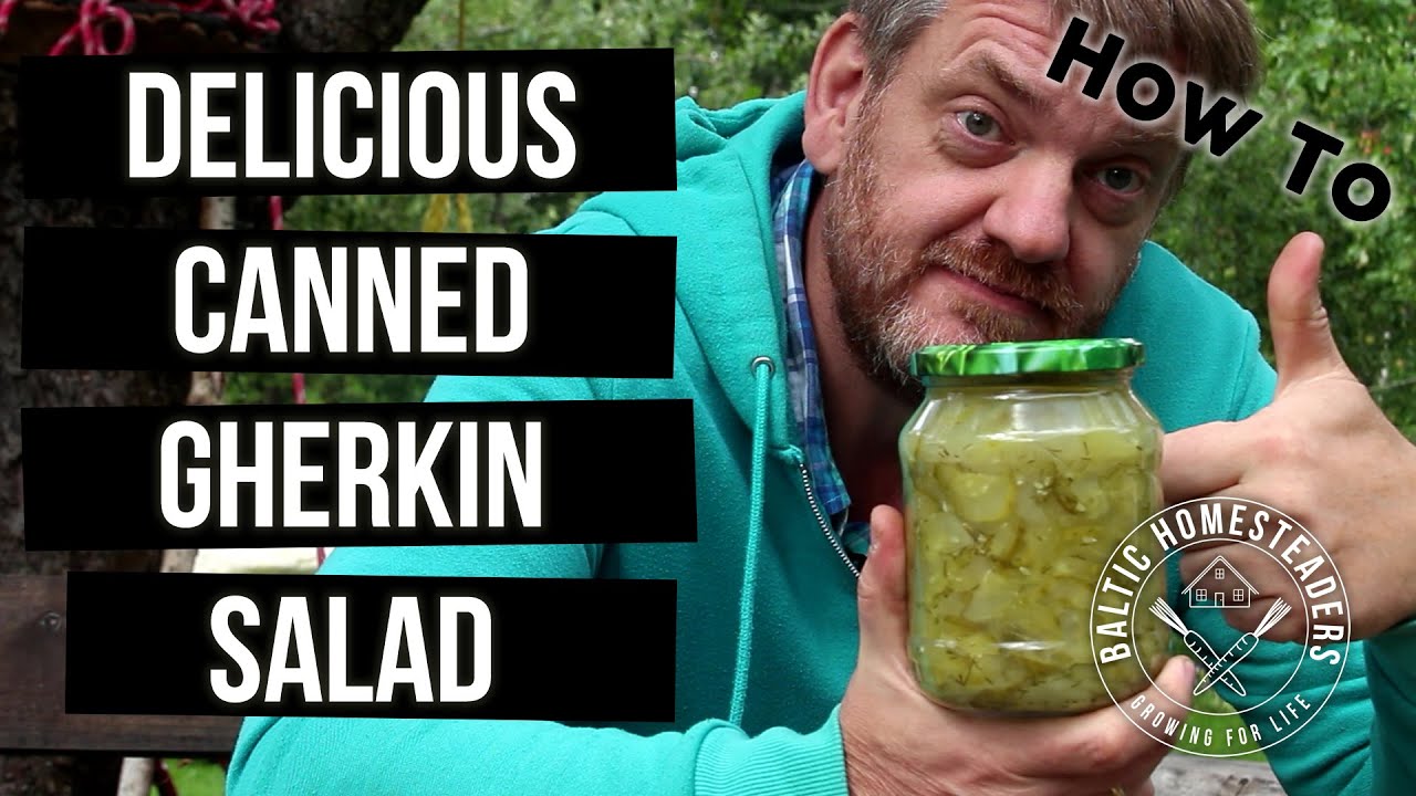 Amazing Latvian Sliced Gherkin Latgale's Salad Canned Salad Recipe ...